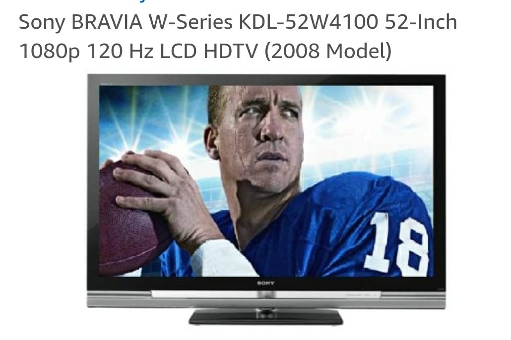 Sony Bravia W-Series 52吋 LCD 電視, 家庭電器, 電視 & 其他娛樂, 電視 - Carousell