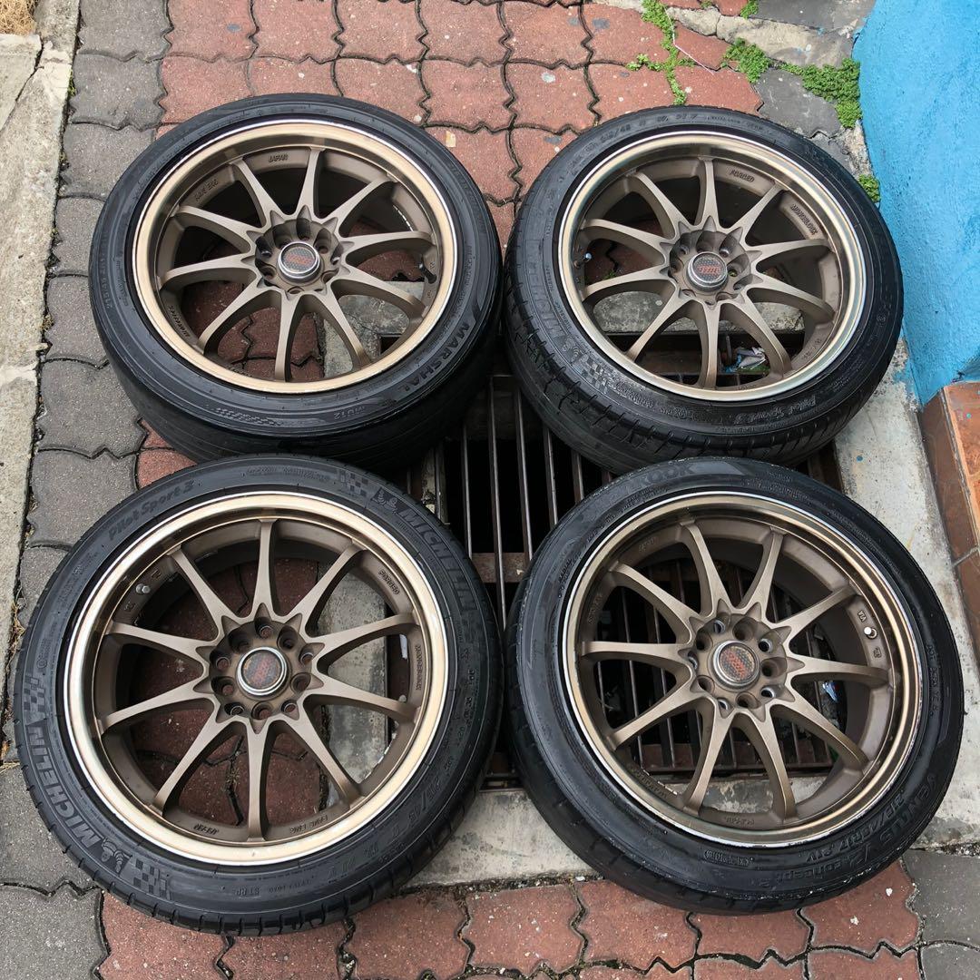 Sport rim CE28 17 5x100/114, Auto Accessories on Carousell