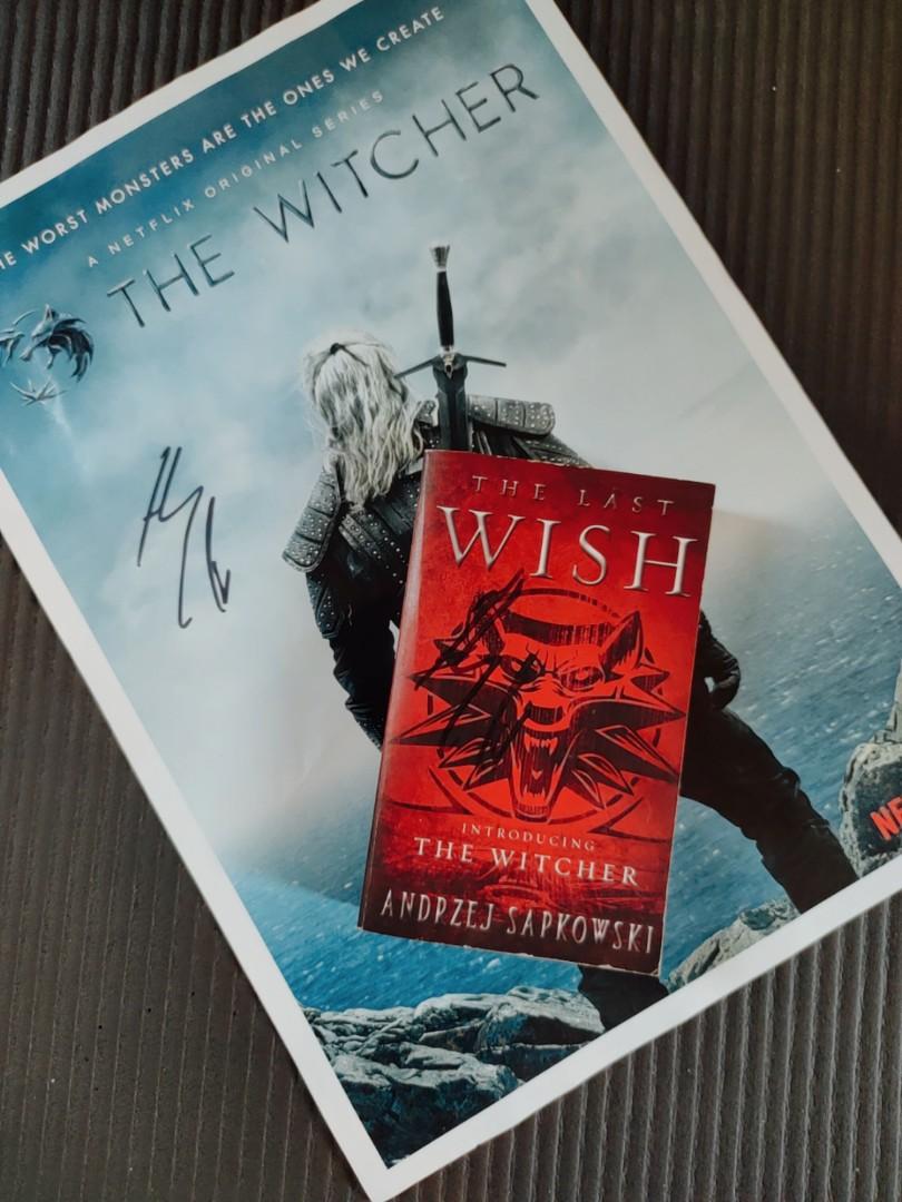The Witcher (Book+ poster) signed by Henry Cavill, Hobbies & Toys ...