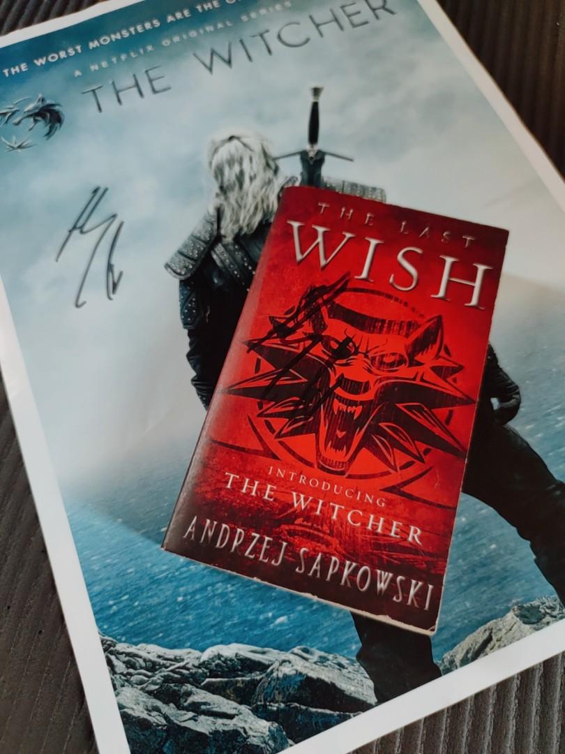The Witcher (Book+ poster) signed by Henry Cavill, Hobbies & Toys ...