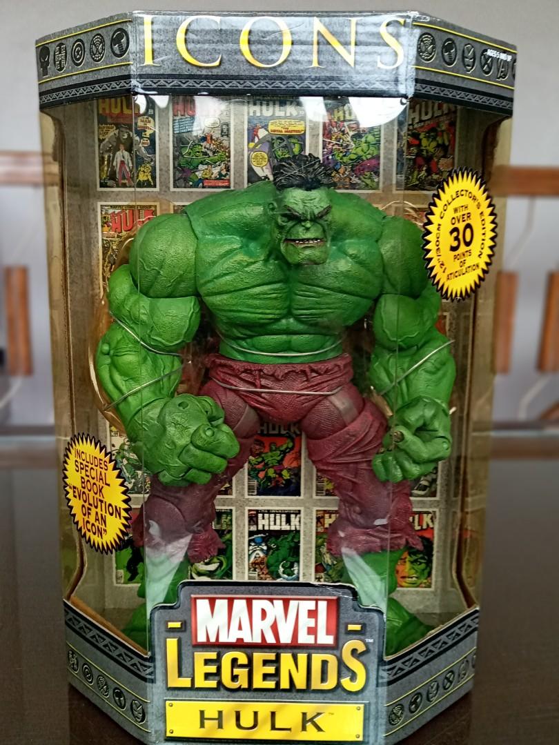 ToyBiz Marvel Legends Icons Hulk 12" Collector's Edition, Hobbies & Toys, Toys & Games on Carousell