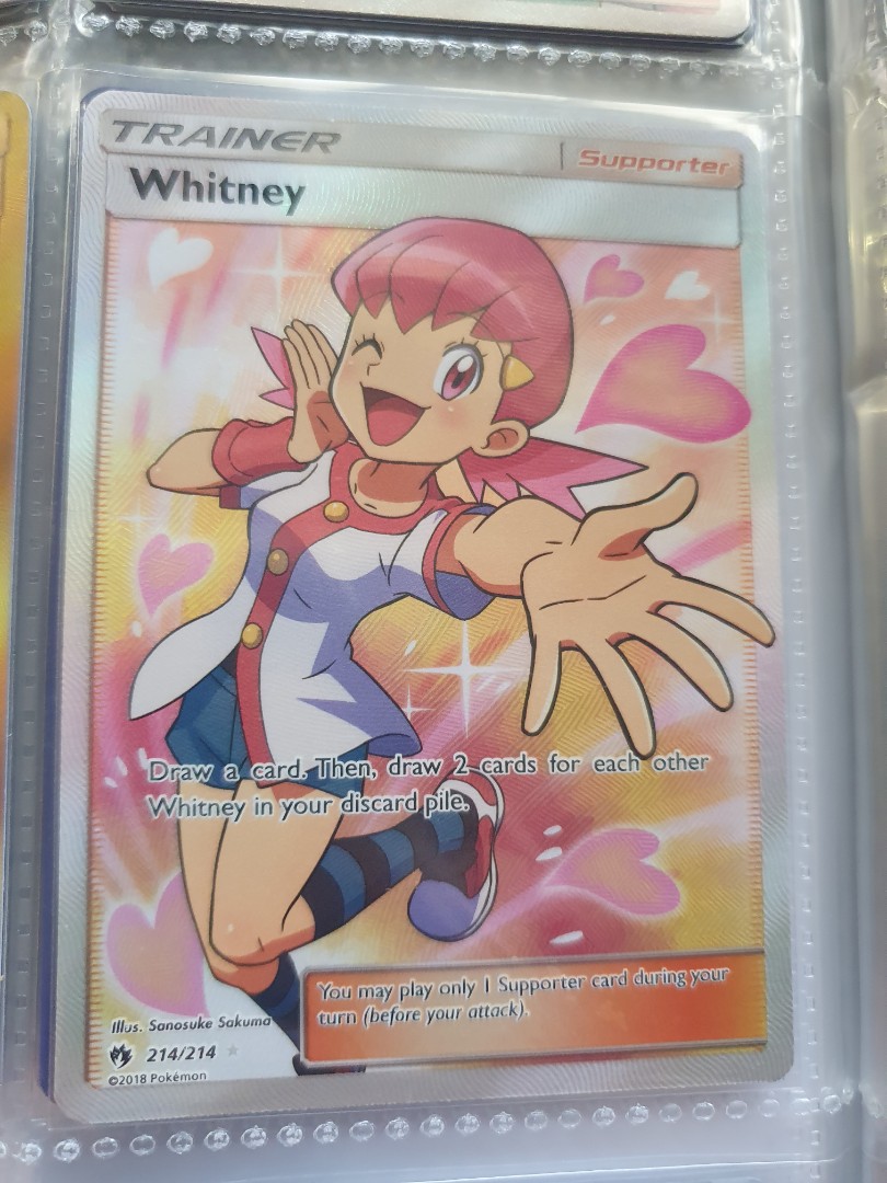 Whitney Full Art Ultra Rare 214/214, Hobbies & Toys, Toys & Games on ...