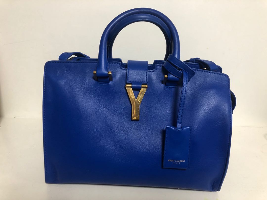 YSL Y Ligne Royal Blue (selling low), Luxury, Bags & Wallets on Carousell