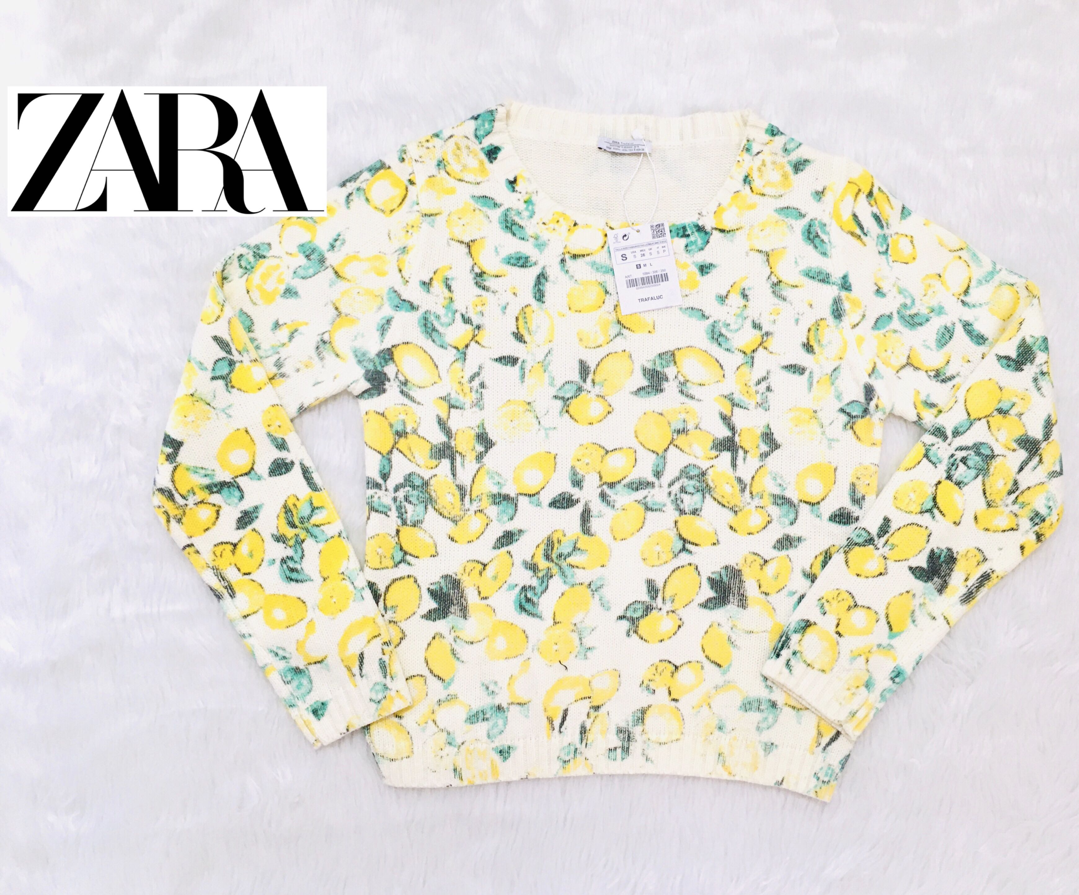 Zara Lemon Sweater, Women's Fashion, Coats, Jackets and Outerwear on ...