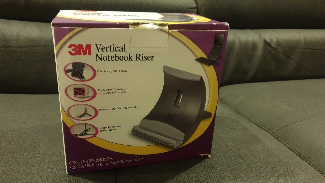 3M Laptop Vertical Riser Stand, Mobile Phones & Gadgets, Mobile ...