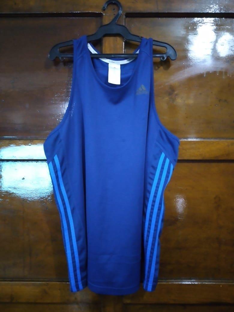 Adidas Dri Fit Sando, Men's Fashion, Activewear on Carousell