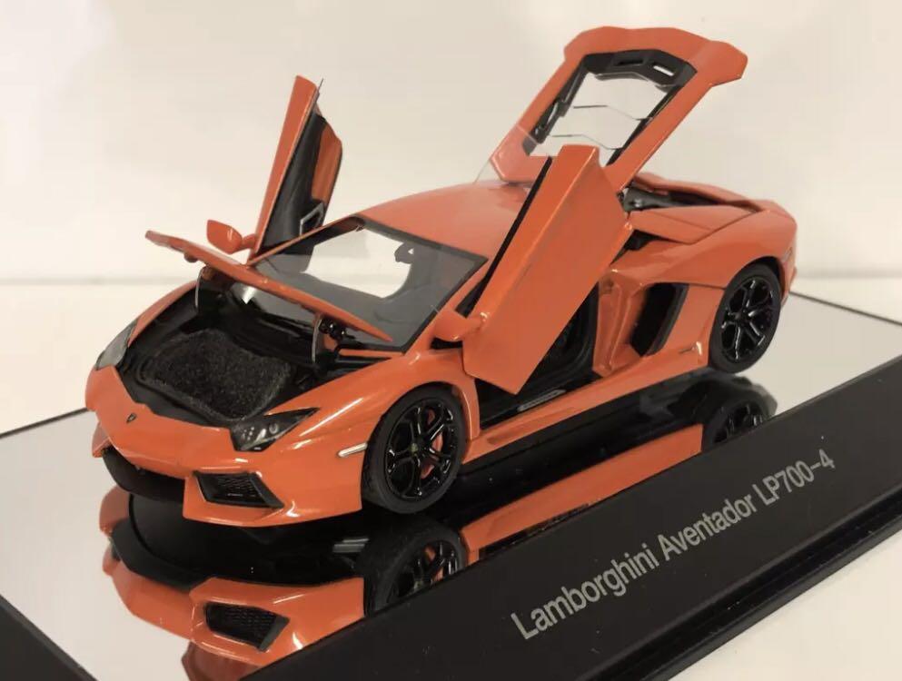 Autoart Signature 1/43 Aventador LP700-4 Metallic Orange, Hobbies ...