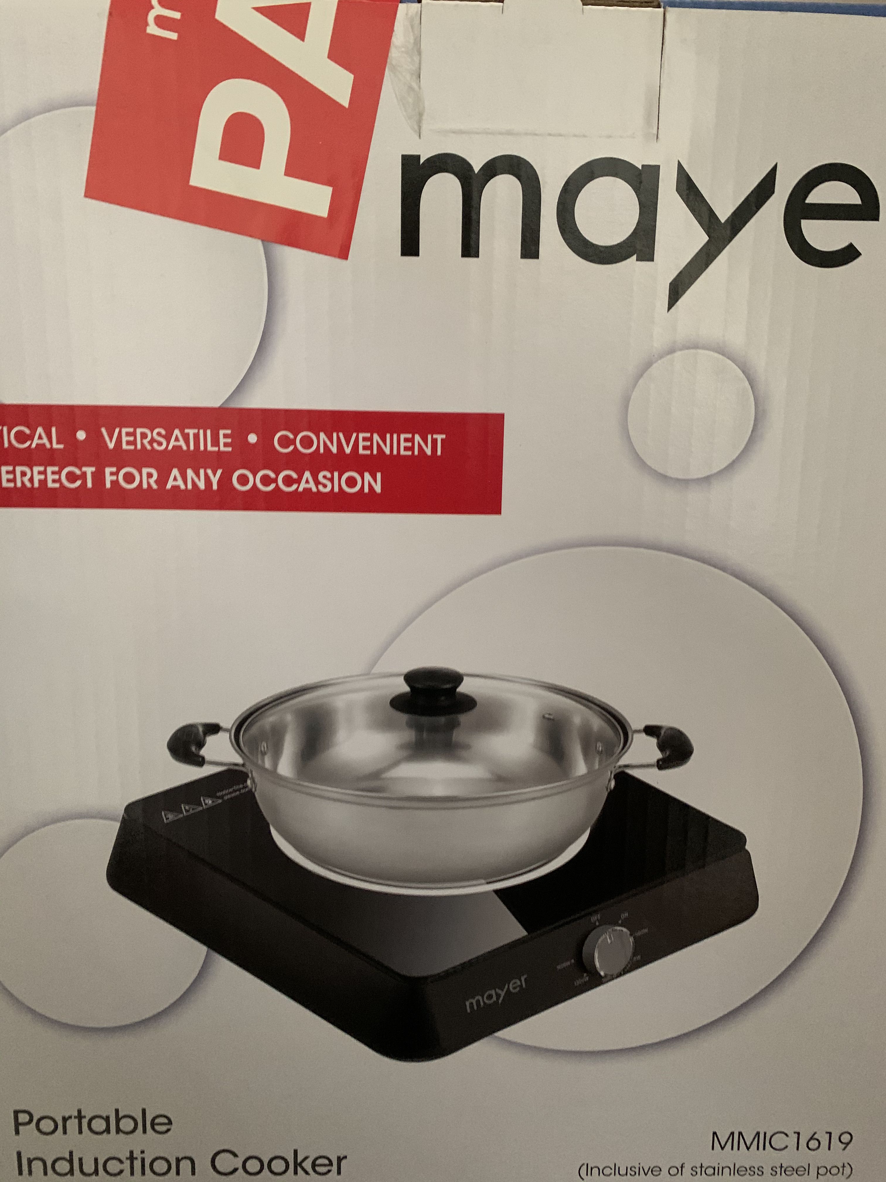 BNIB Mayer Induction Cooker, TV & Home Appliances, Kitchen Appliances ...