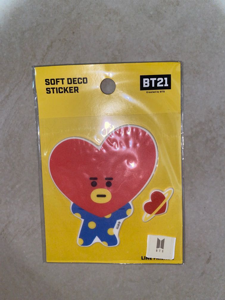 BT21 tata sticker, Buku & Alat Tulis, Alat Tulis di Carousell
