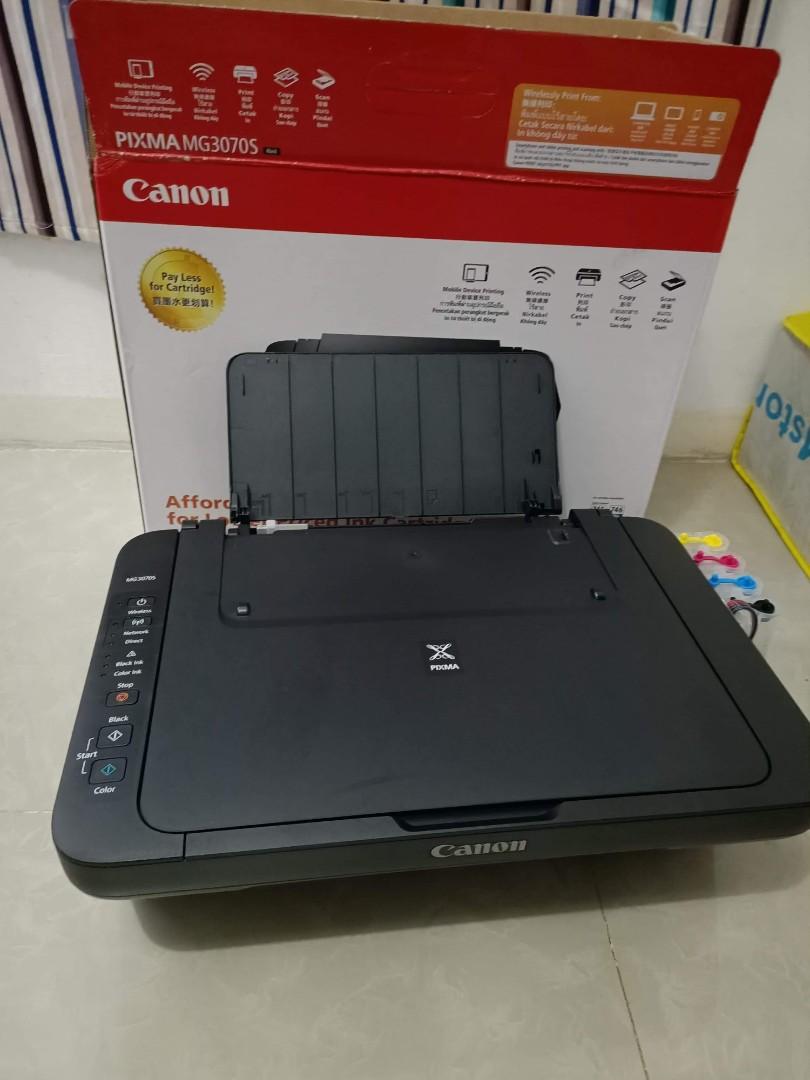 Canon wifi 3in1 printer with Continous CIS, Computers & Tech, Printers ...