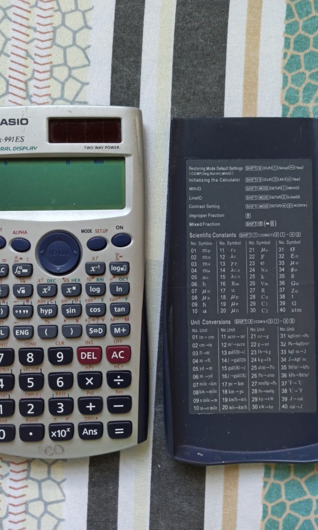 Casio Scientific Calculator fx-991ES, Computers & Tech, Office ...