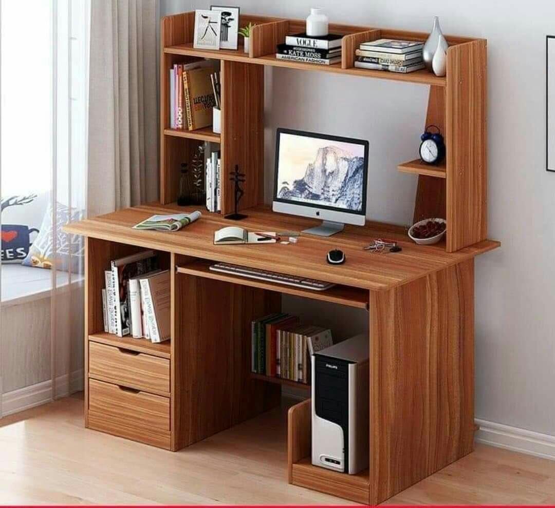 COMPUTER TABLE WITH STORAGE, Furniture & Home Living, Furniture, Tables ...