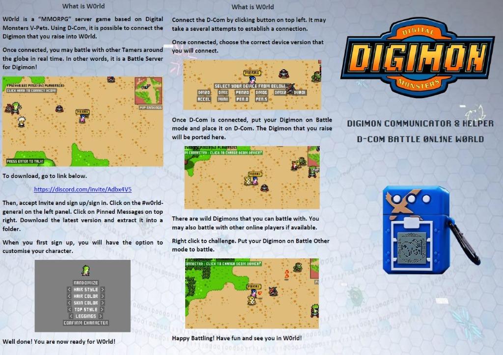 Digimon Communicator & Helper (D-Com Battle Online) - Basic, Video ...