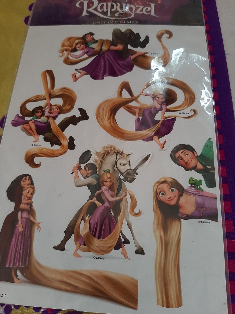 Disney 's Rapunzel stickers, Hobbies & Toys, Stationery & Craft ...