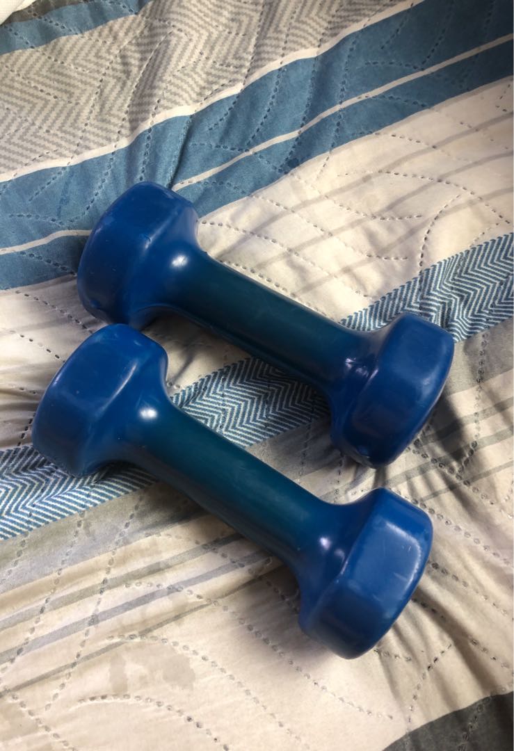 Dumbell 5lbs, Sports Equipment, Exercise & Fitness, Weights & Dumbbells ...