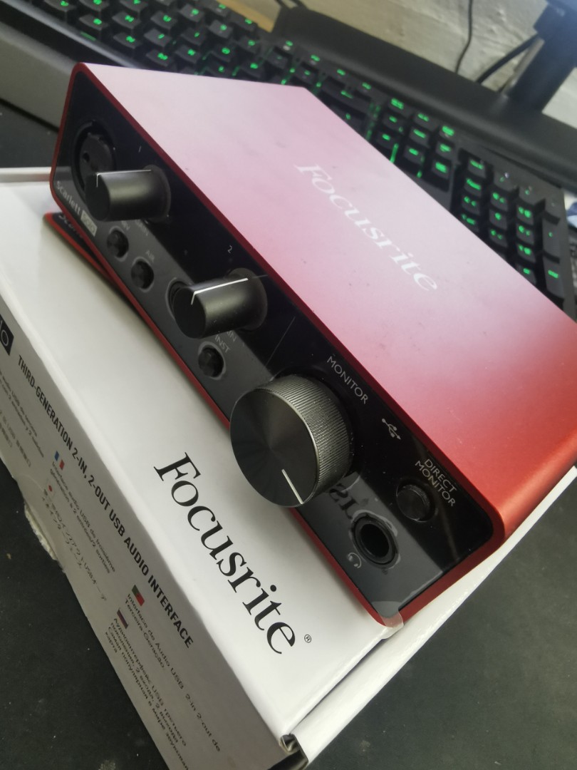 Focusrite Scarlett Solo 3rd Gen, Audio, Portable Audio Accessories on ...