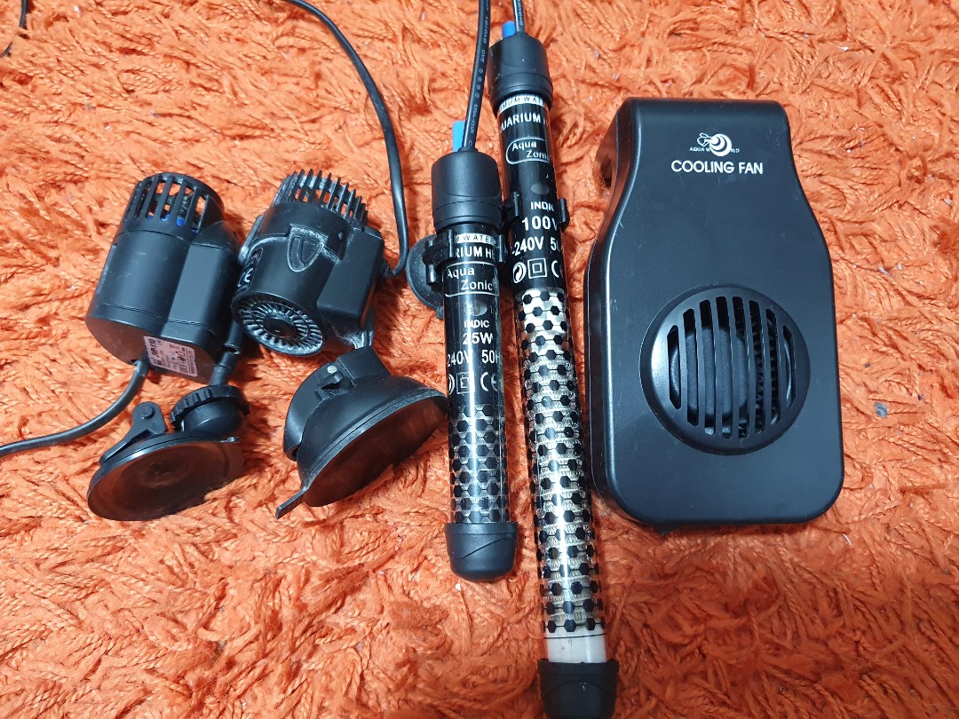 Heater, wavemaker and cooling fan, Pet Supplies, Homes & Other Pet Accessories on Carousell