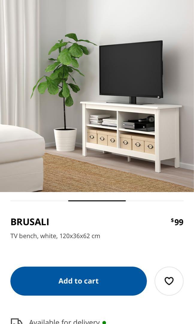 IKEA BRUSALI TV Cabinet, Furniture & Home Living, Furniture, Shelves ...