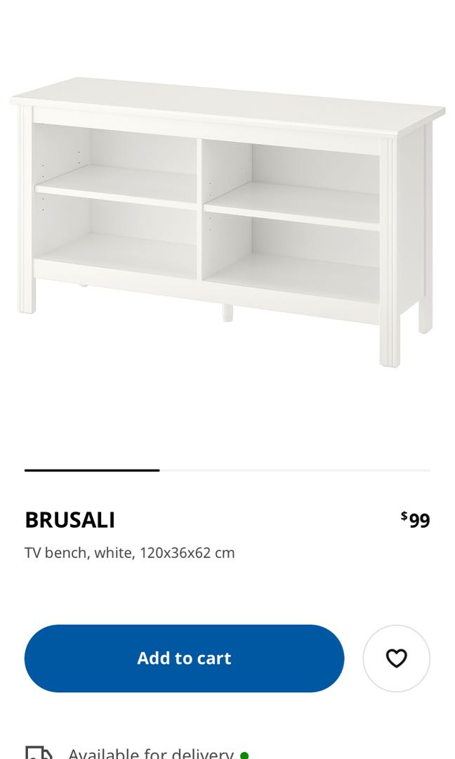 IKEA BRUSALI TV Cabinet, Furniture & Home Living, Furniture, Shelves ...