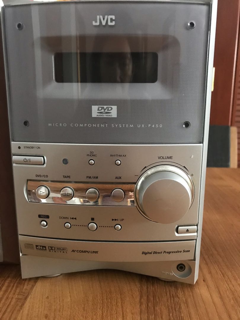 JVC DVD CD cassette micro component UX-P450, Audio, Portable Music ...