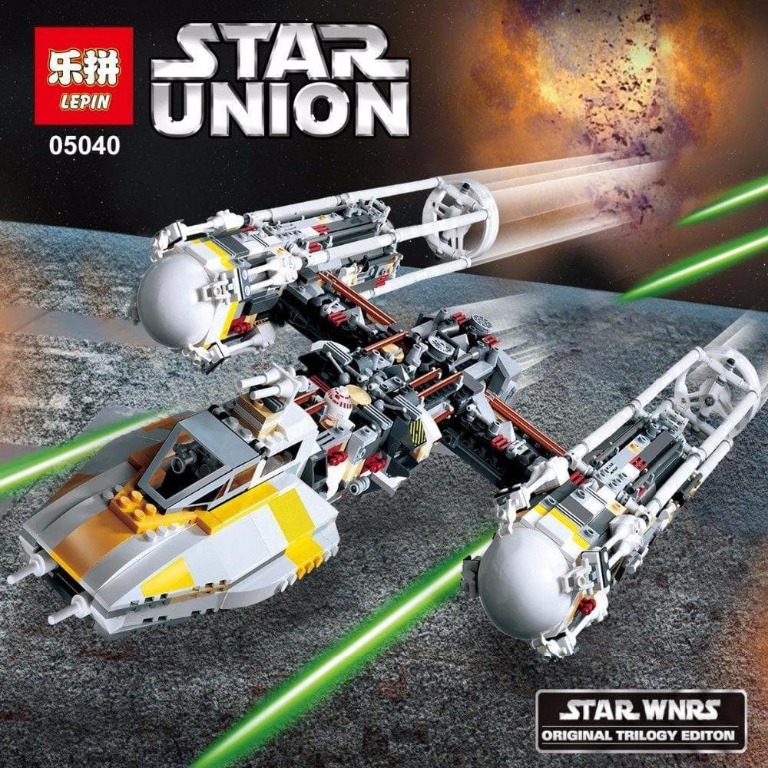 Lepin 05040 Y-Wing Attack Fighter Bomber Starfighter UCS Lego Like Star ...