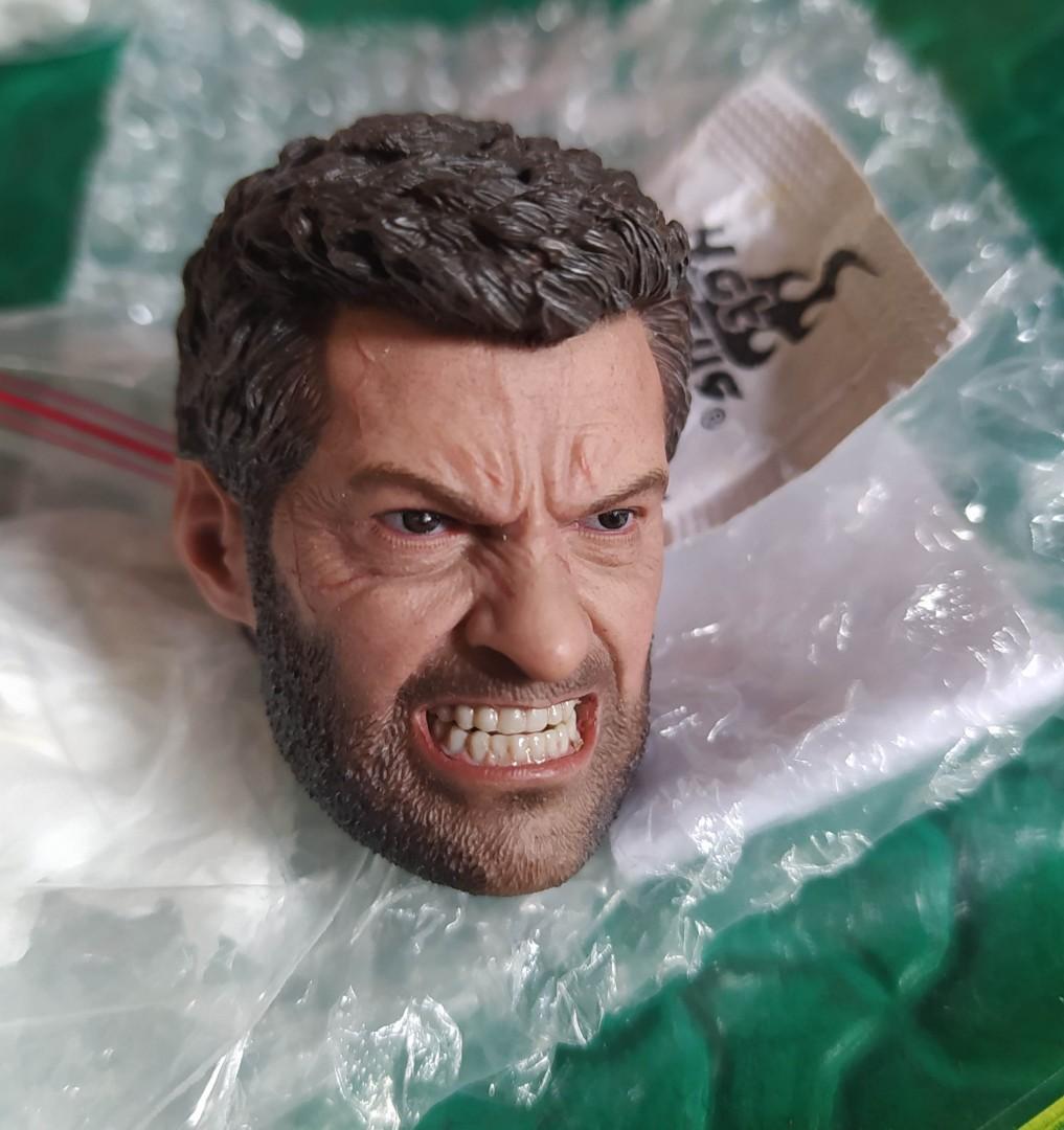 Logan Eleven 1/6 Scale Angry Head Sculpt For Hot Toys Figure Body ...