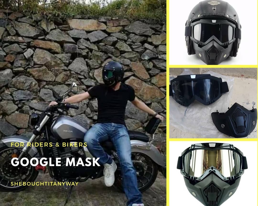 NEW GOOGLE MASK on Carousell