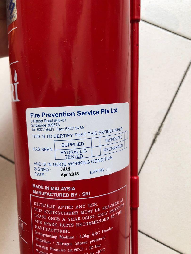 Small hand held fire extinguisher, Everything Else on Carousell
