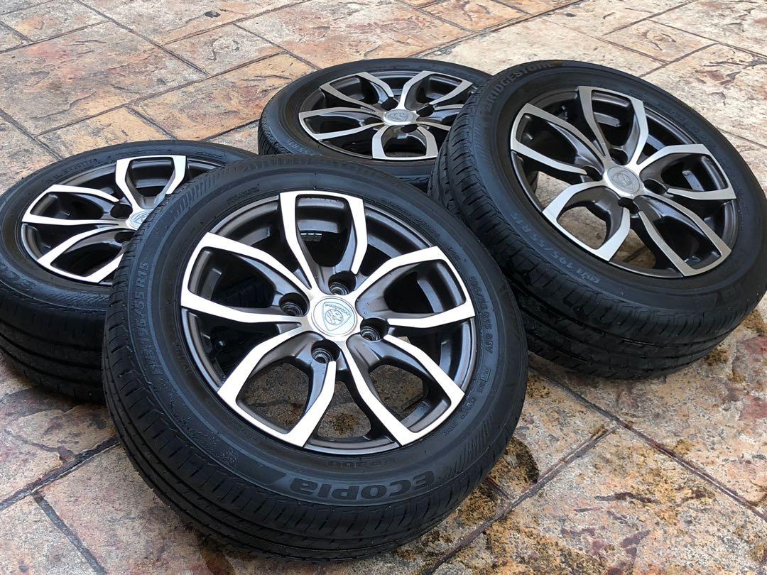 Sport Rim Proton Iriz 15 inci siap tayar, Auto Accessories on Carousell