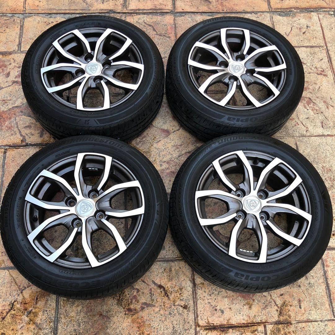 Sport Rim Proton Iriz 15 inci siap tayar, Auto Accessories on Carousell