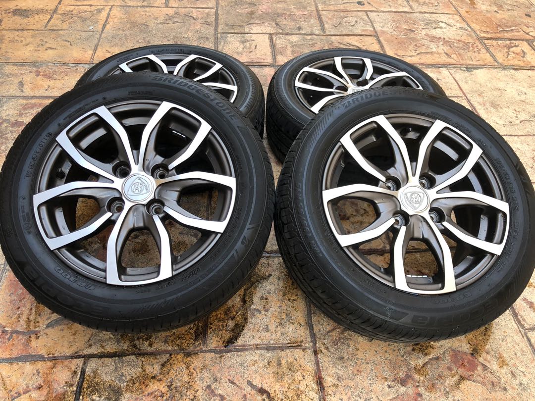Sport Rim Proton Iriz 15 inci siap tayar, Auto Accessories on Carousell