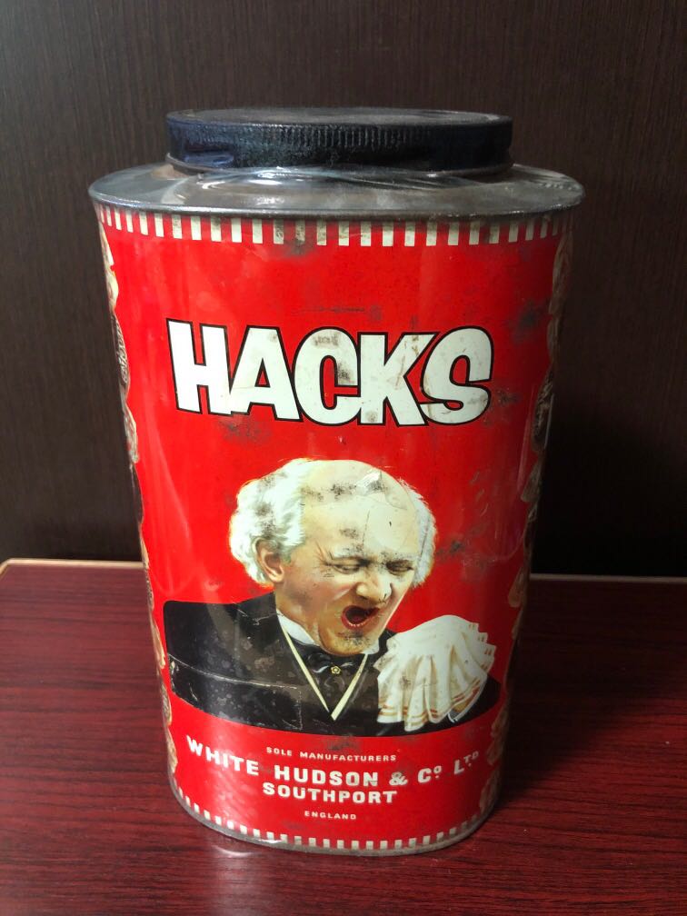 Vintage Hacks Tin Container, Hobbies & Toys, Memorabilia & Collectibles ...