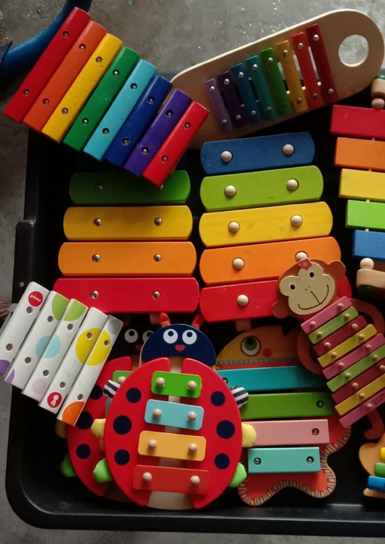 Wooden Colourful Xylophones for Early Learning Kids, Hobbies & Toys ...