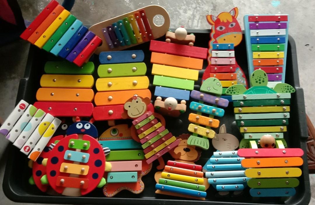 Wooden Colourful Xylophones for Early Learning Kids, Hobbies & Toys ...