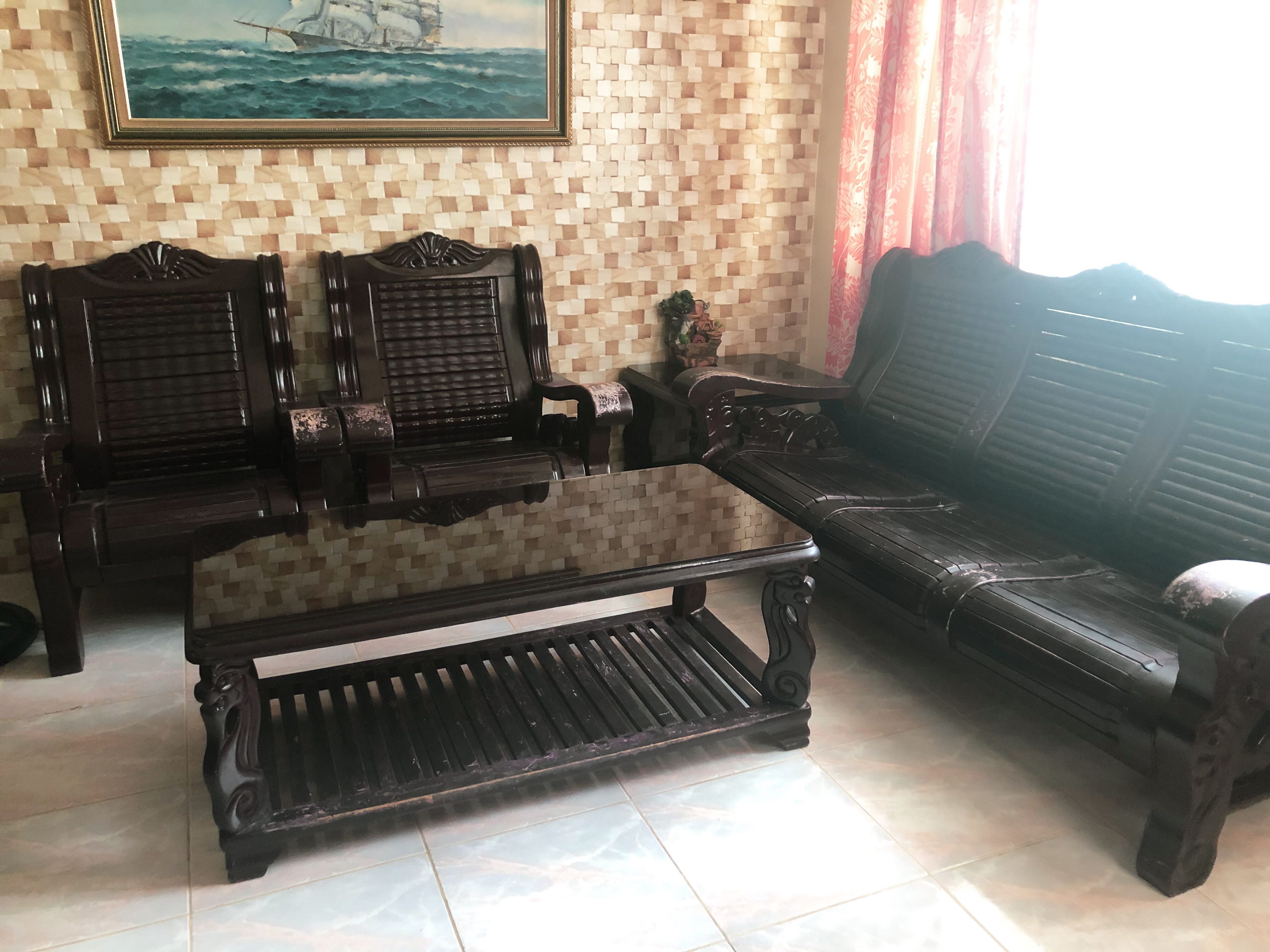 Dragon sala set and console table, Furniture & Home Living, Furniture ...