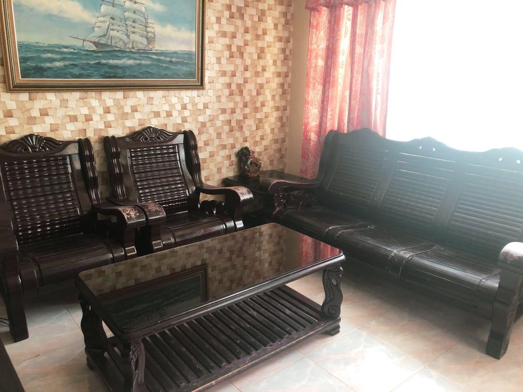 Dragon sala set and console table, Furniture & Home Living, Furniture ...