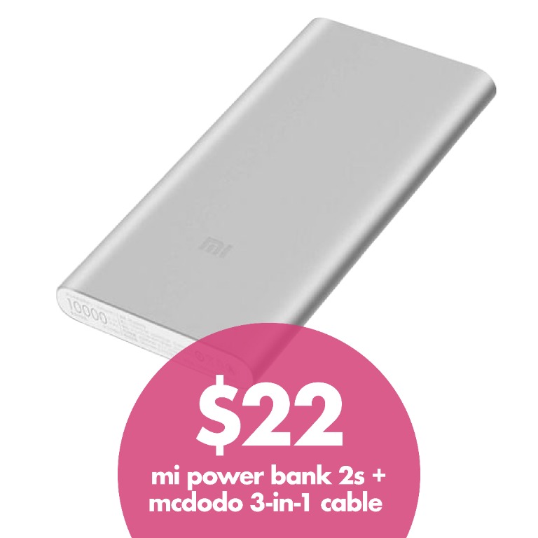 10000mAh Mi Power Bank 2 (Open Box), Mobile Phones & Gadgets, Mobile ...