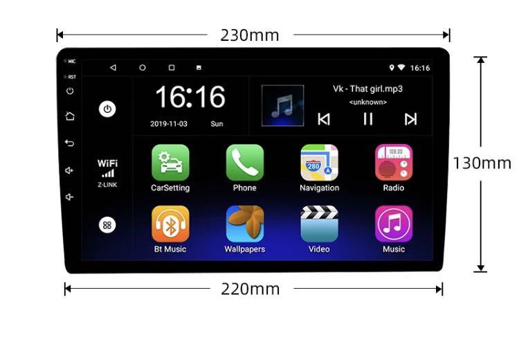 9 inch car head unit. Android system mp5 player, Car Accessories ...