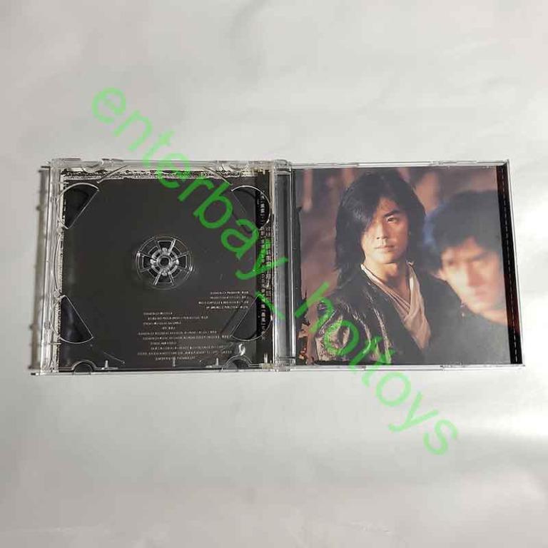 (風雲 )雄霸天下 （首版 OST CD + VCD + 馬榮成 繪畫 畫卡） (1998 電影原聲大碟 鄭伊健 香港漫畫家 改編 （The Storm Riders Movie ）聶風 ...