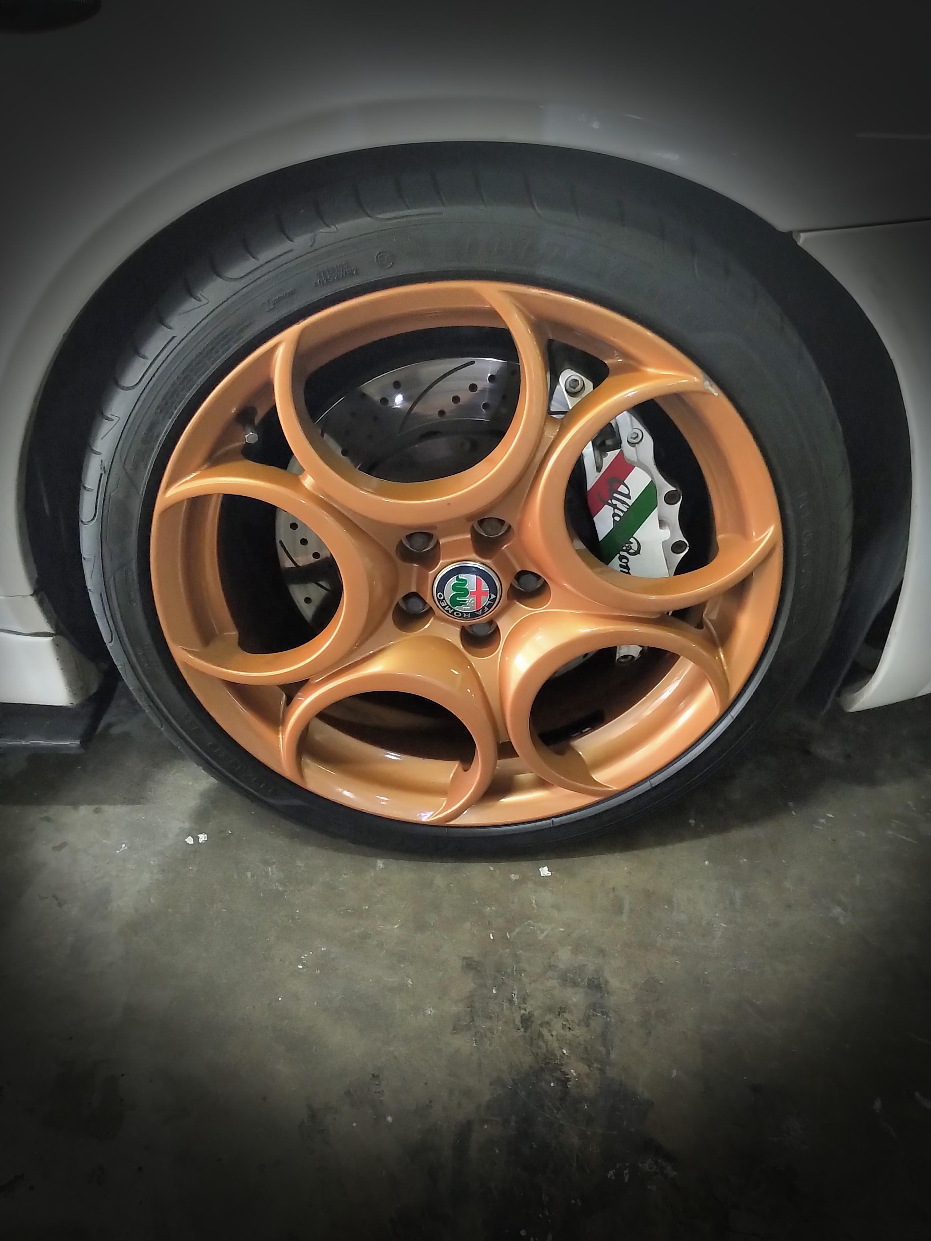 Alfa Romeo Prodrive 19s Forged, New Copper-Gold Paintwork, Car ...