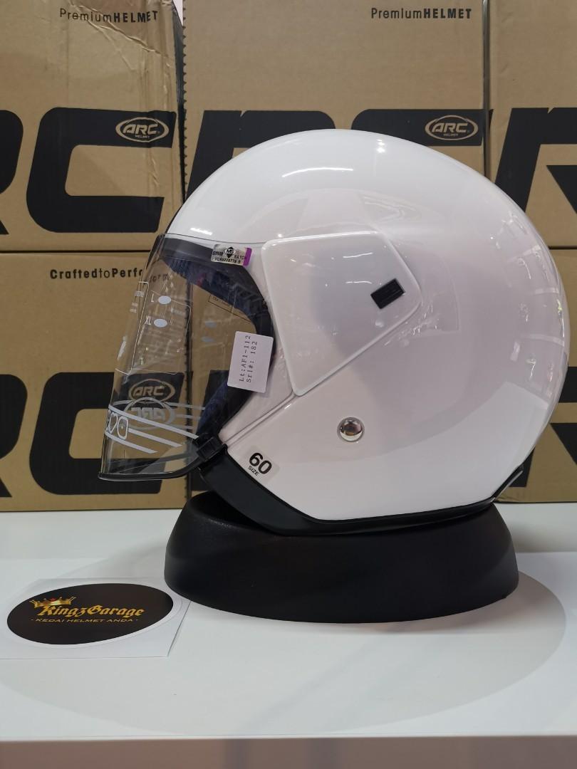 Helmet ARC Discovery Fiber Pelbagai warna, Auto Accessories on Carousell