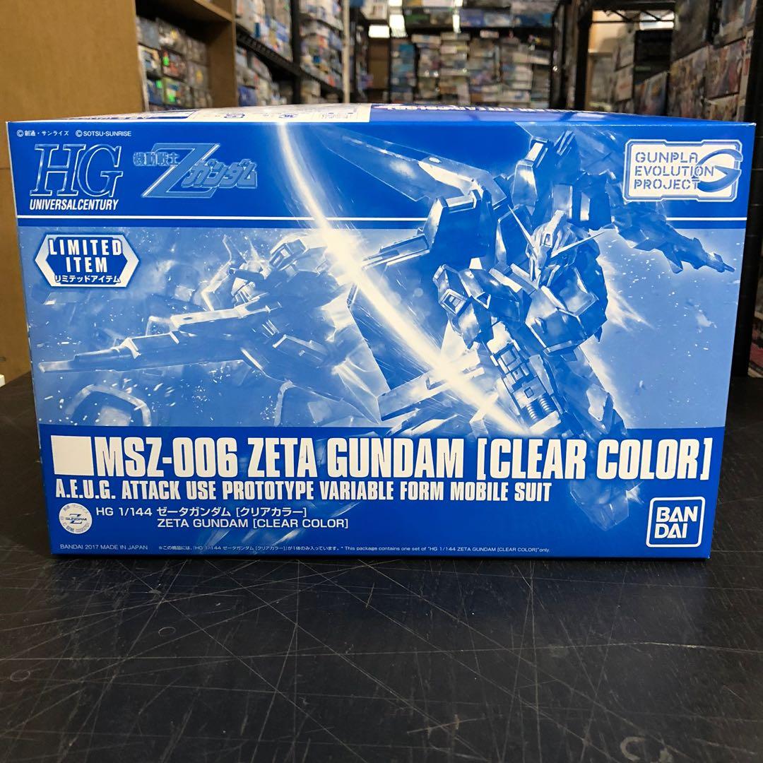 Bandai Gundam HG 1/144 Zeta Gundam Clear Color Model Kit, Hobbies ...