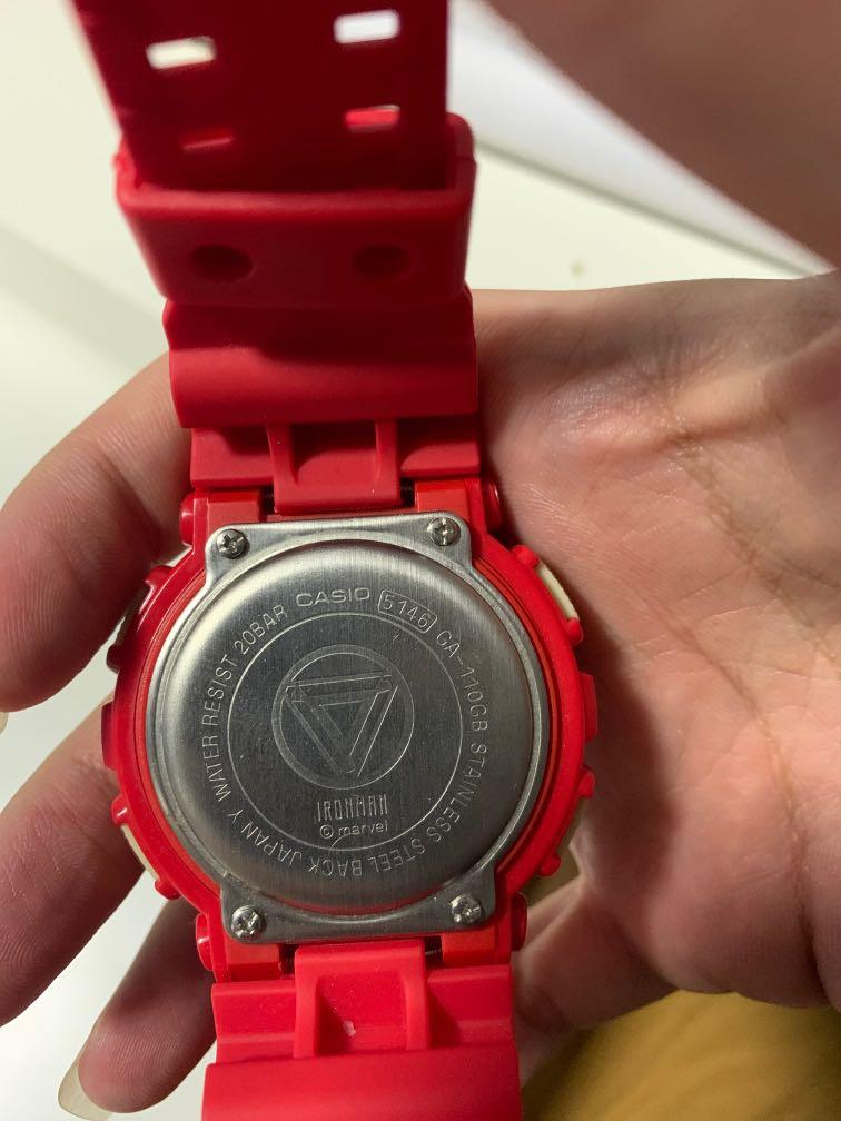 Casio G shock - Marvel Ironman edition, Luxury, Watches on Carousell