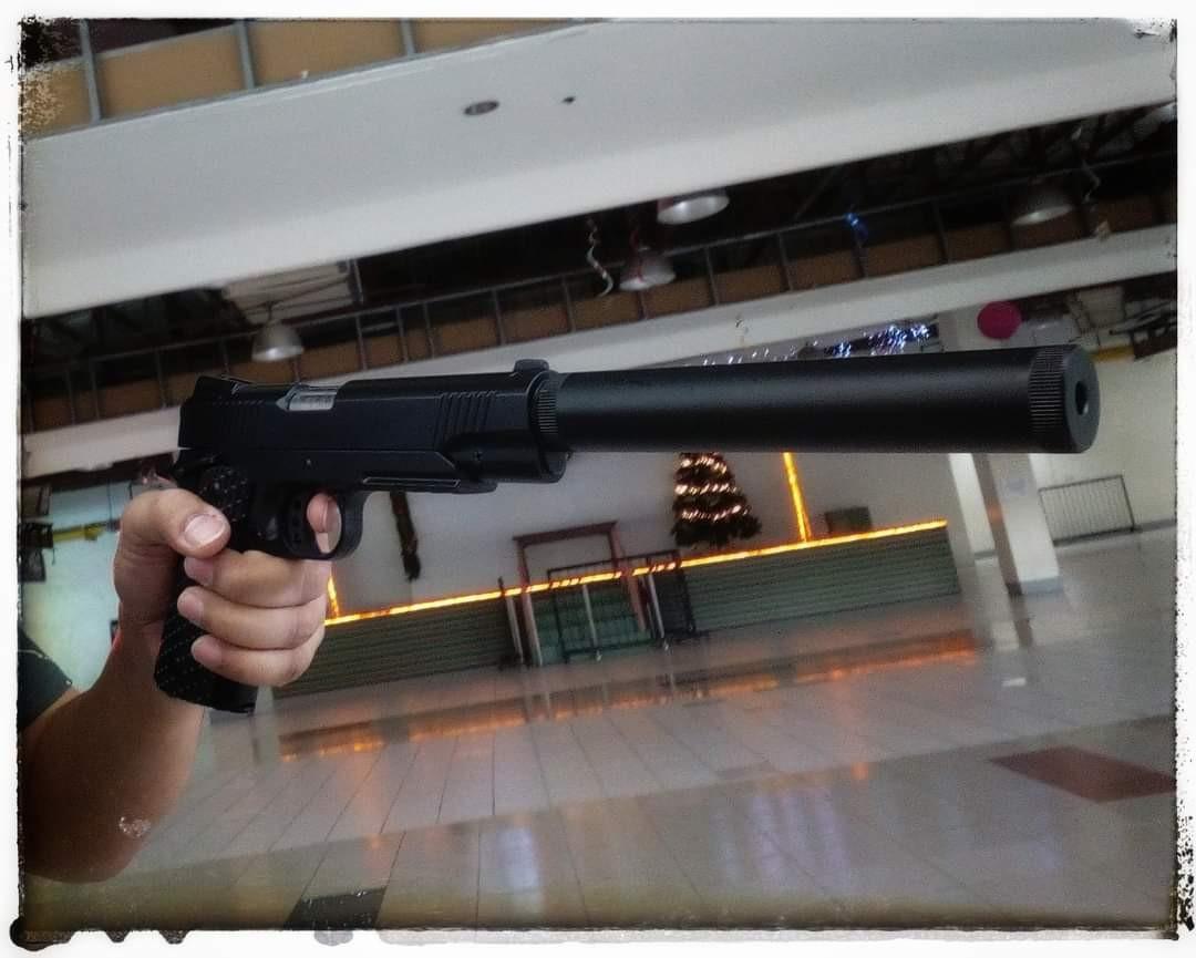 Colt 1911 Airsoft spring type Full metal HD on Carousell