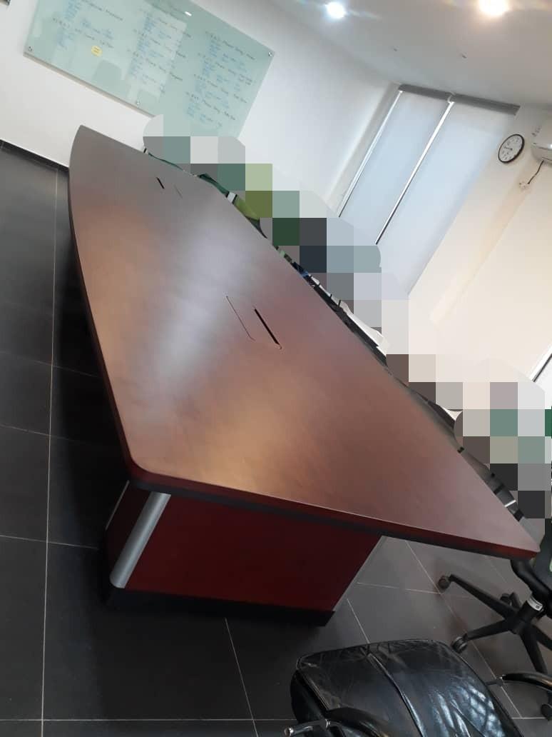 Custom Made Conference Table, Furniture & Home Living, Furniture ...