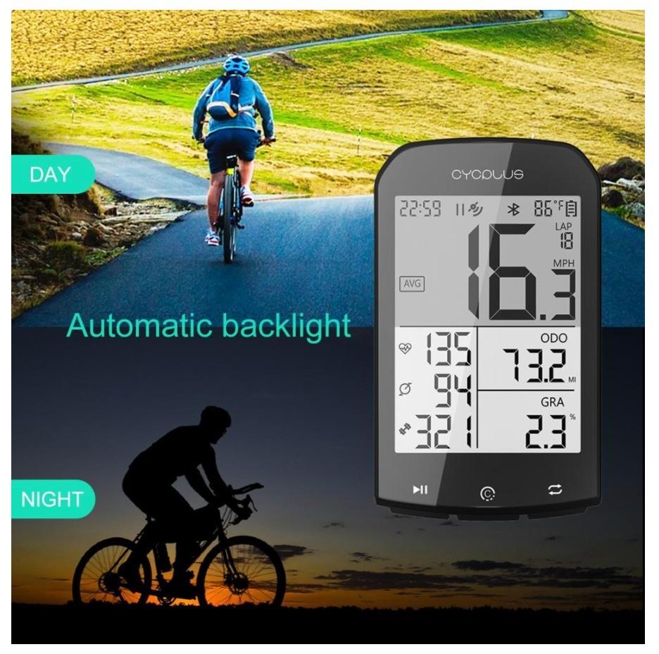 Cycplus M1 GPS Bicycle Computer Cycling Speedometer ANT+ for Garmin ...