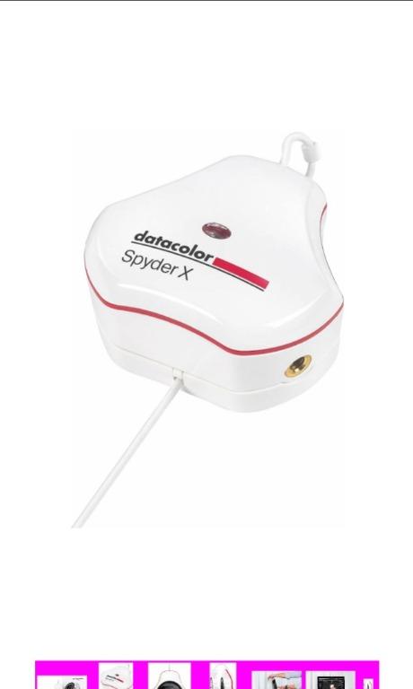 Datacolor SpyderX Pro Colorimeter Monitor Colour Color Calibration Tool ...