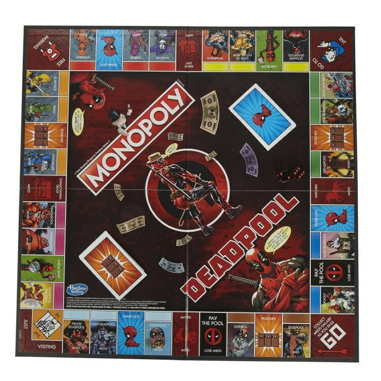 Deadpool Monopoly, Hobbies & Toys, Toys & Games on Carousell