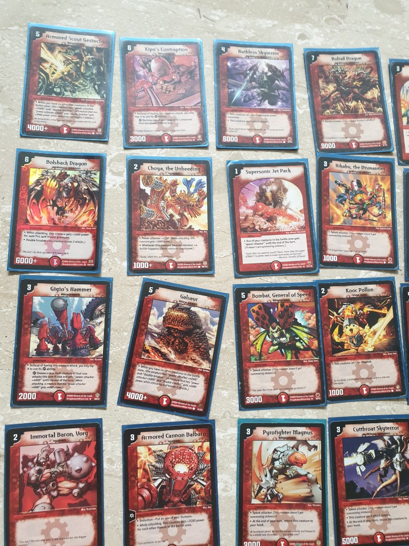 Duel Masters Fire Deck Cards, Hobbies & Toys, Toys & Games on Carousell