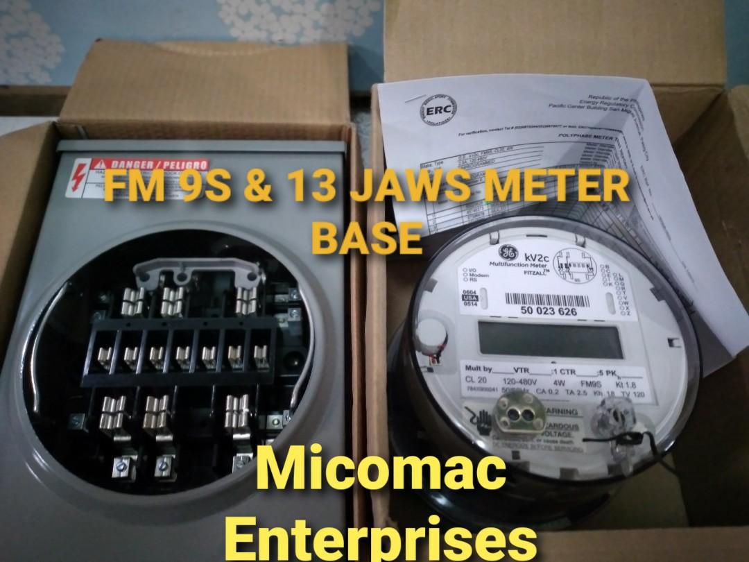 Ge Kv2c electric meters, Furniture & Home Living, Lighting & Fans ...